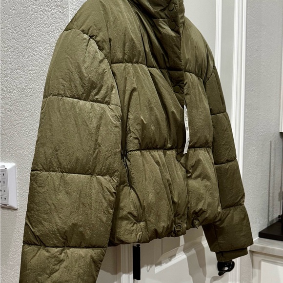 Zara | Jackets & Coats | Zara Puffer Jacket With Hidden Hoodolive ...